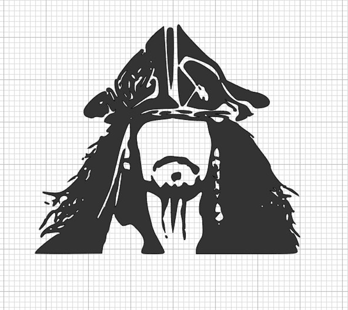 Captain Jack Sparrow Svg Jack Sparrow Svg Johnny Depp Svg - Etsy Australia