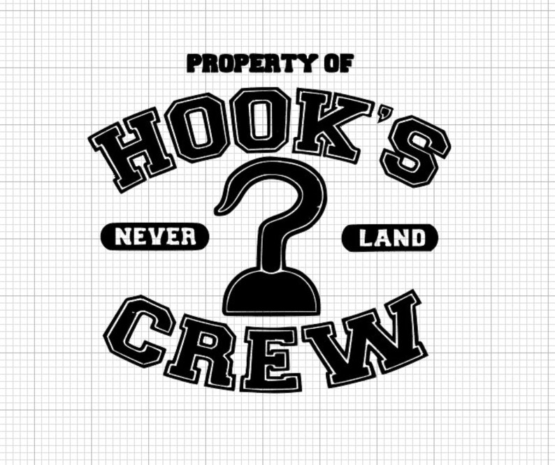 Captain Hook Svg Peter Pan Svg Lost Boys Svg Hooks Crew - Etsy New Zealand