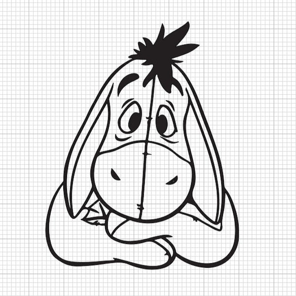 Eeyore Svg - Etsy UK