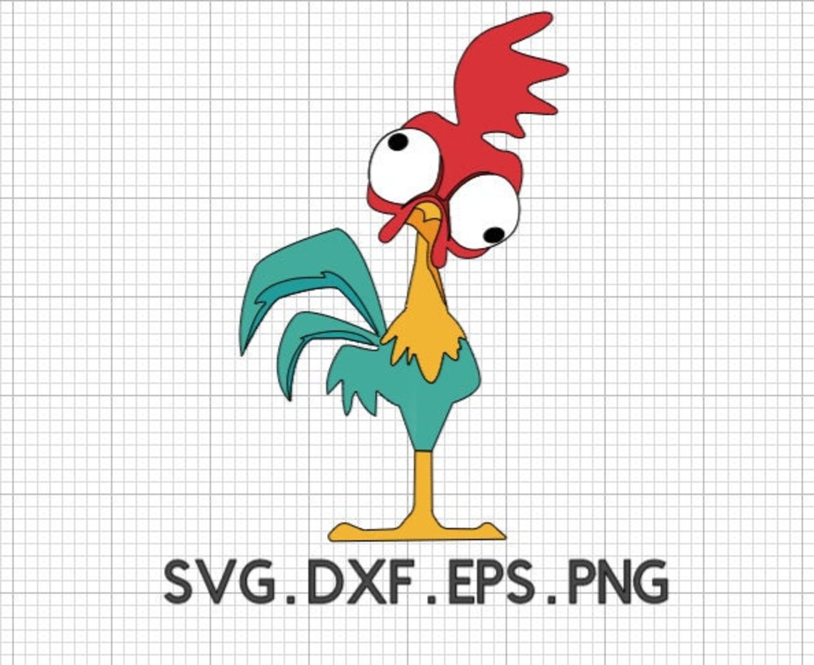 Hei Hei Svg Chicken Svg Rooster Svg Moana Svg Hei Hei Png - Etsy