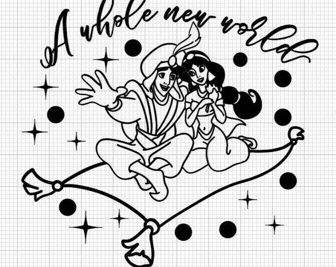 Dopey Svg, Snow White Svg, 7 Dwarfs Svg, Cute Dopey, Dopey Outline Svg ...