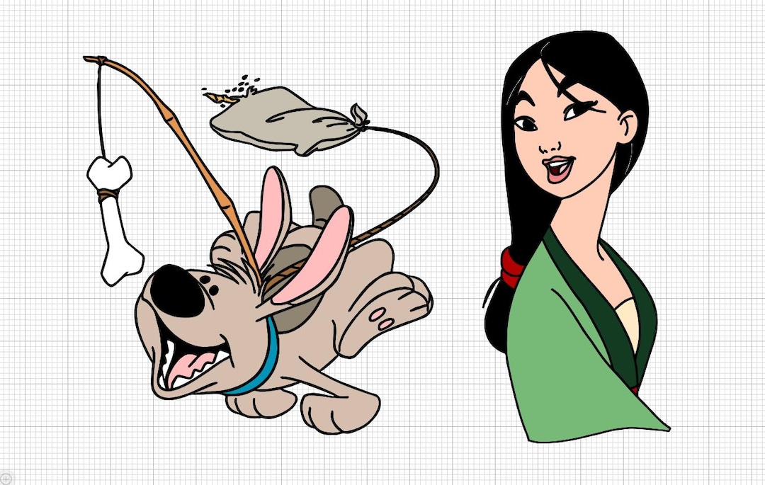 Mulan Svg, Little Brother Svg, Dog Svg, Cricut Files, Digital Download ...
