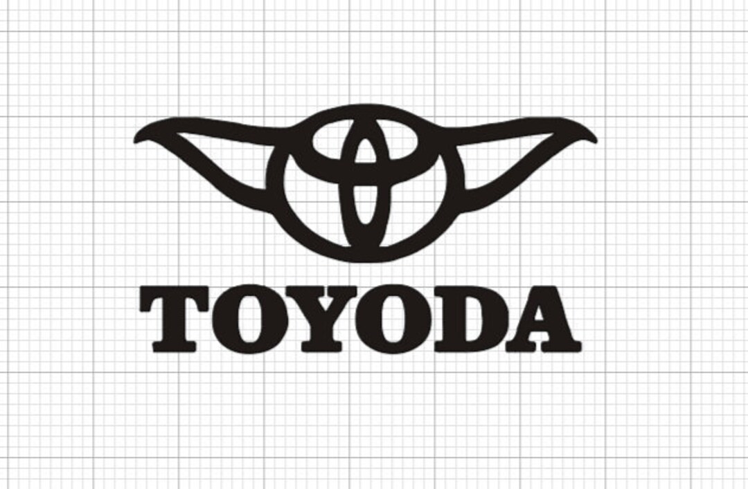 Toyoda Svg, Baby Yoda Svg, Starwars Svg, Toyota Svg, Car Decal Svg, for ...