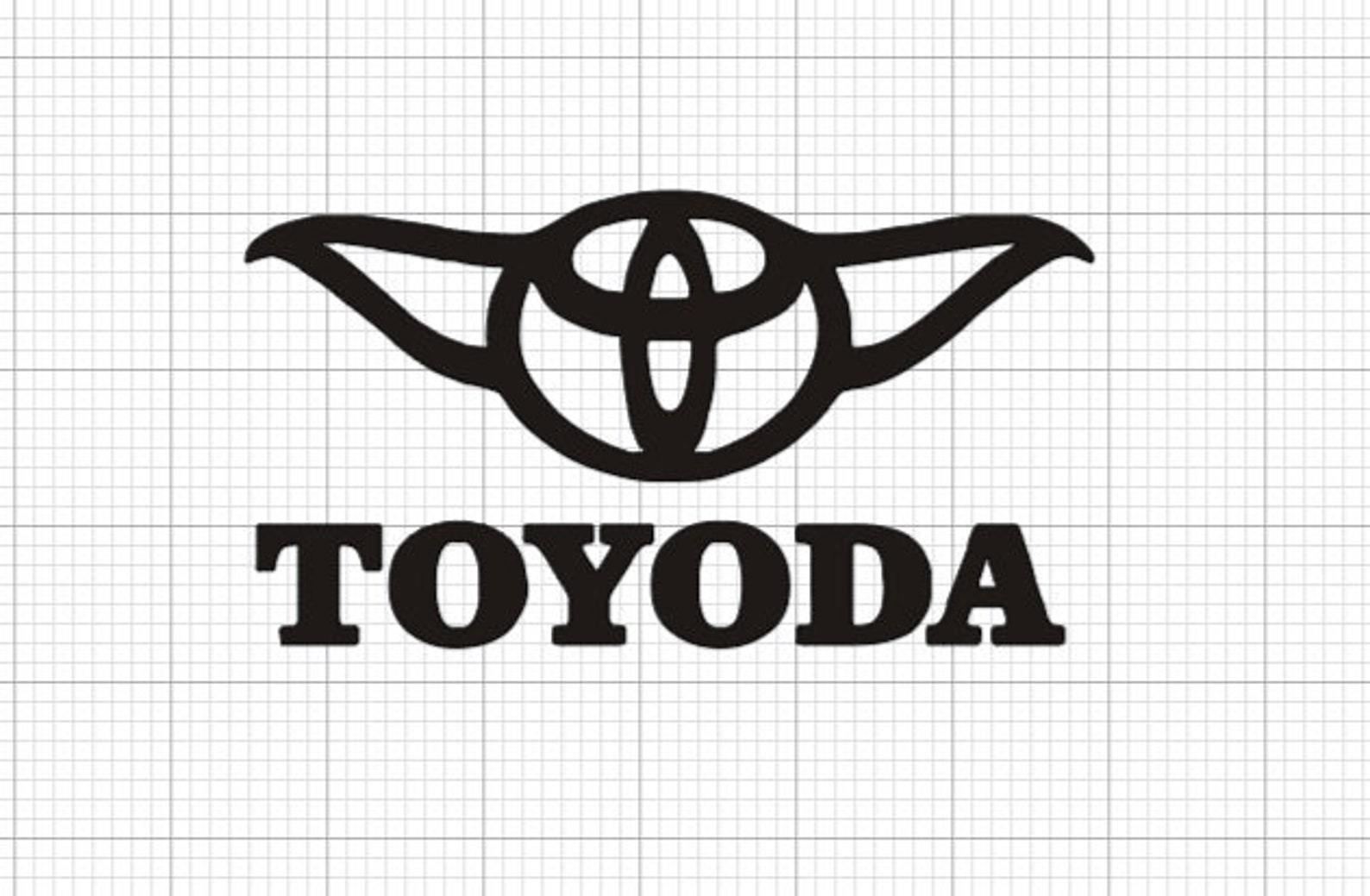 Toyoda Svg Baby Yoda Svg Starwars Svg Toyota Svg Car Decal | Etsy