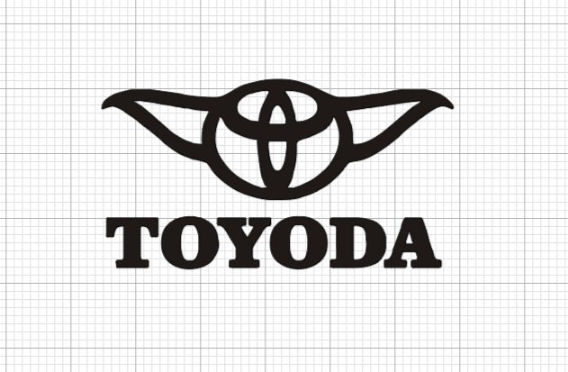 Toyoda Svg Baby Yoda Svg Starwars Svg Toyota Svg Car Decal | Etsy