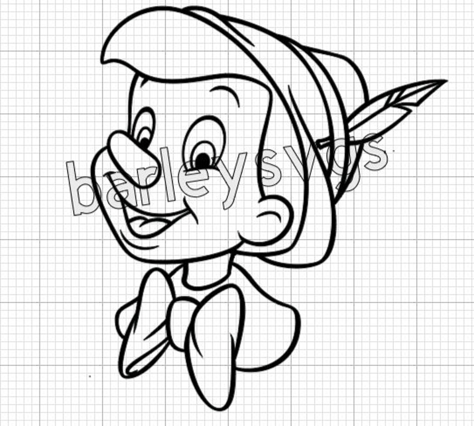 Pinocchio Svg Cricut Svg Svg Files Pinocchio Svg Files - Etsy
