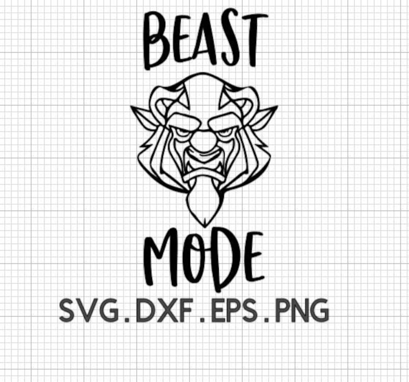 Beast Mode Svg, Beast Svg, Beauty and the Beast Svg, Disneyland Shirt ...