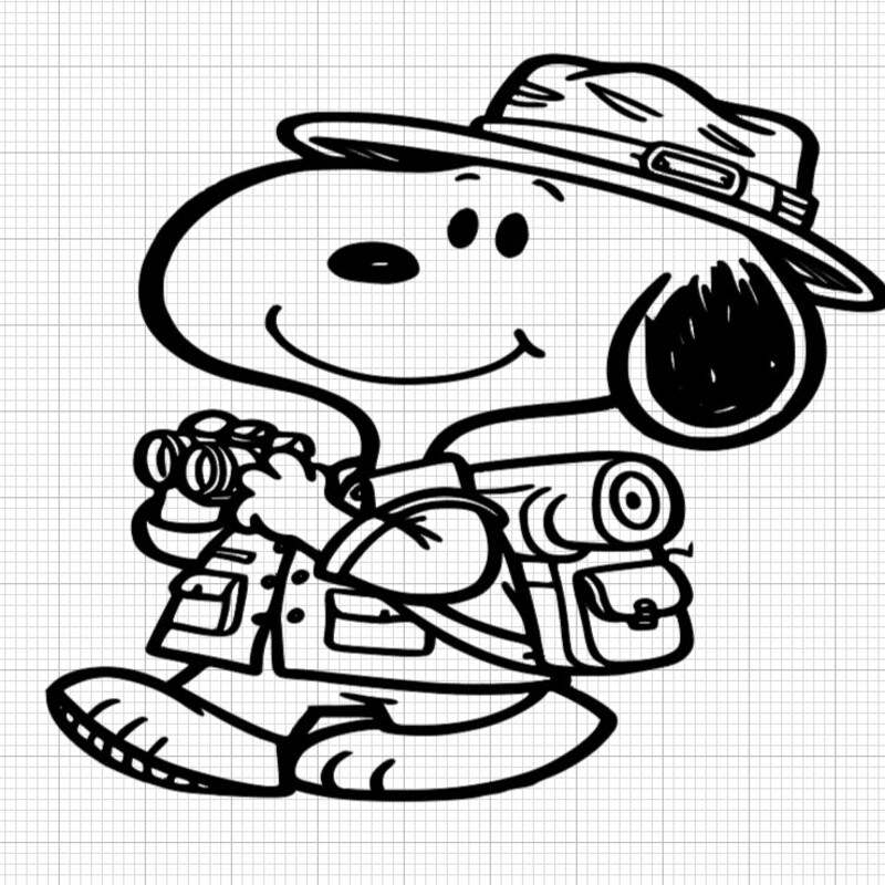 Snoopy Svg - Etsy