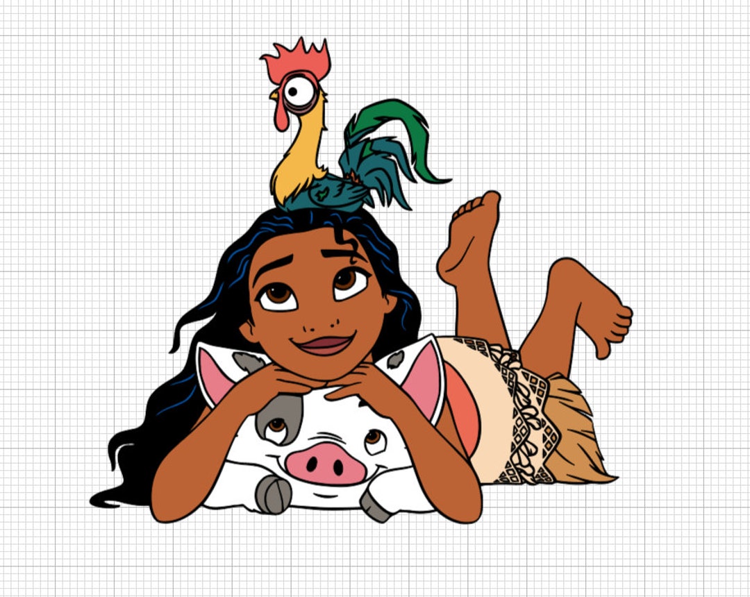 Moana Svg, Moana and Friends Svg, Pua Svg, Hei Hei Svg, Moana 2 Svg ...