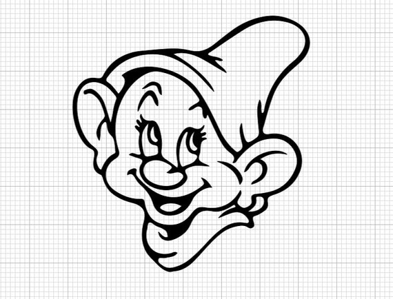 Dopey Svg Snow White Svg 7 Dwarfs Svg Cute Dopey Dopey - Etsy Israel