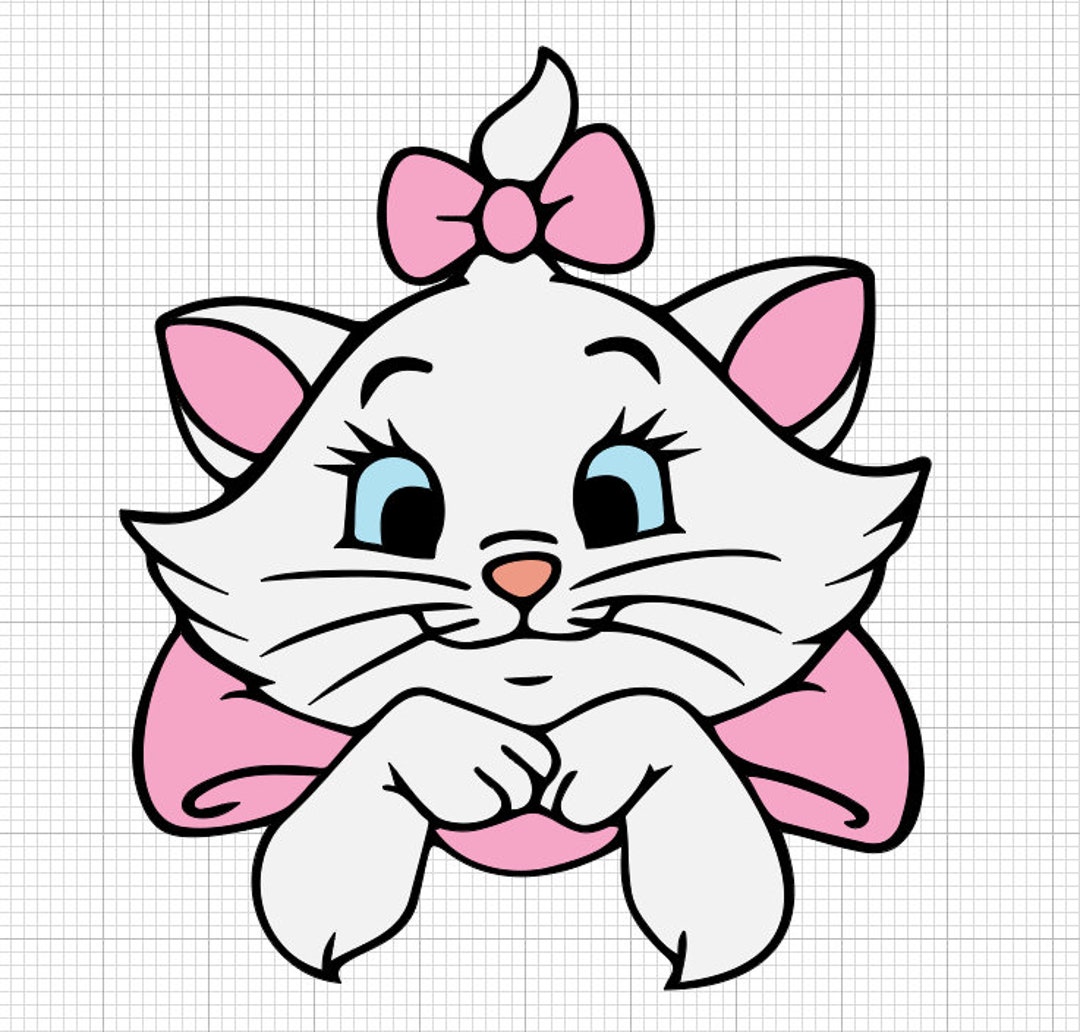 Marie Svg, Cat Svg, Cat Mom Svg, Layered Cut Svg, for Cricut, Cricut ...