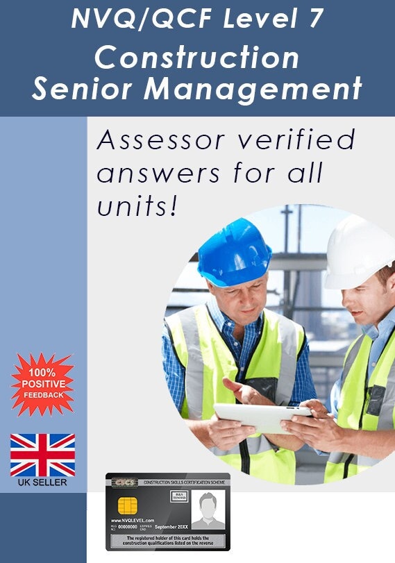 NVQ Diploma Level 7 Construction Senior Management - Full Revision ...