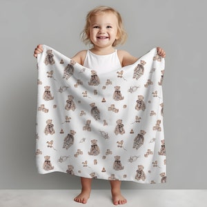 Teddy Bear Fabric Baby Nursery High Quality Premium Cotton Toys Premium ...