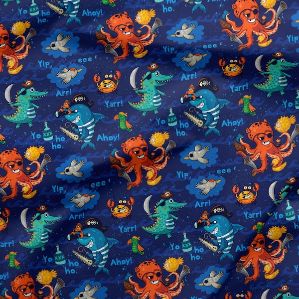 Pirate Fabric - Etsy