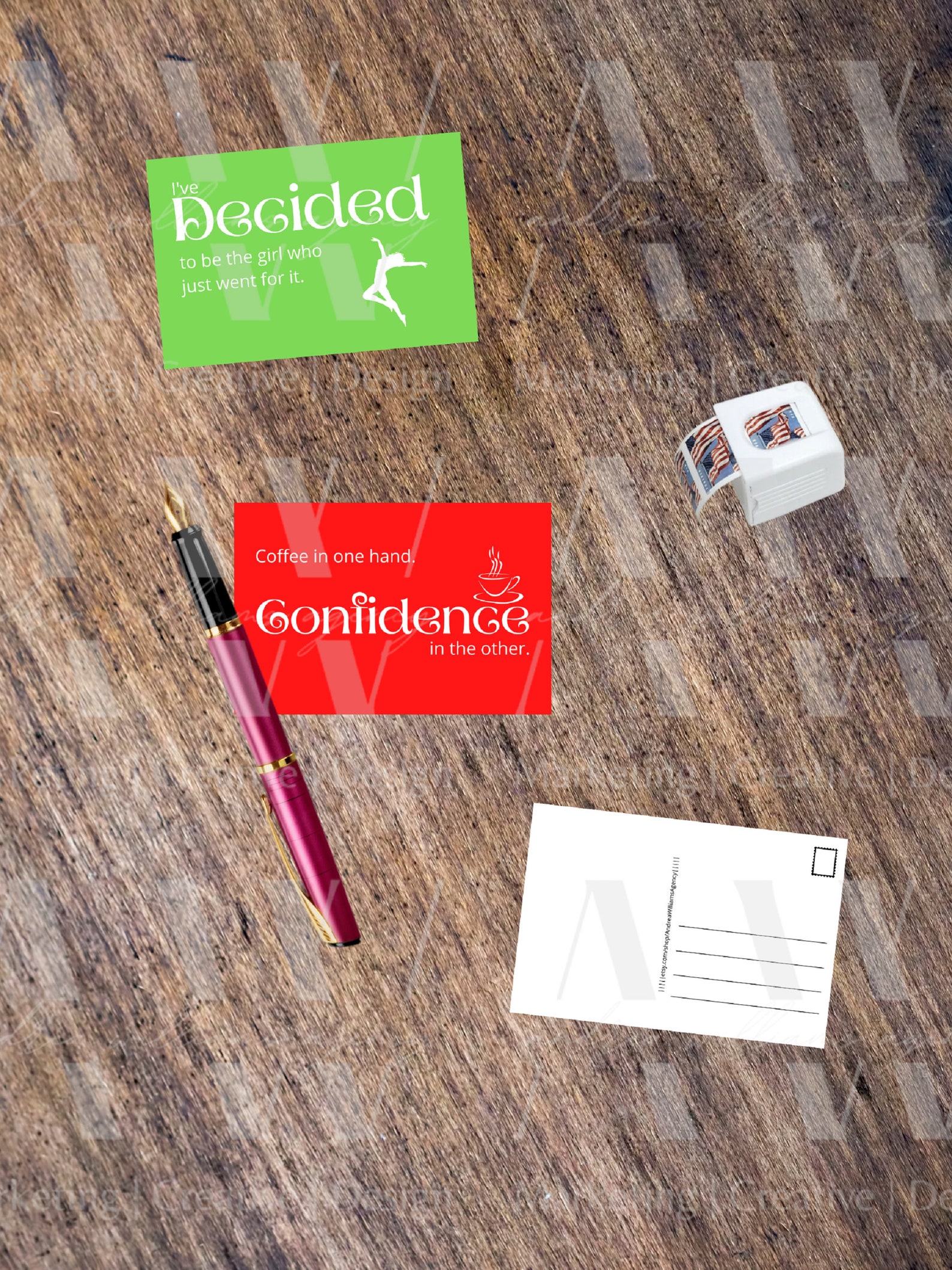 Motivational Postcards Set of 18 Inspirational Postcards - Etsy