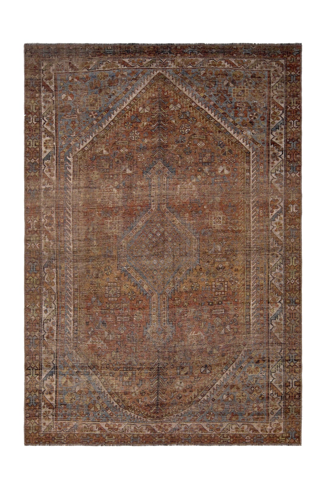 6x8 Red Persian Rug, 6x8 Area Rug, Handmade Rug, 5'6 X 8' FT / 168 X ...