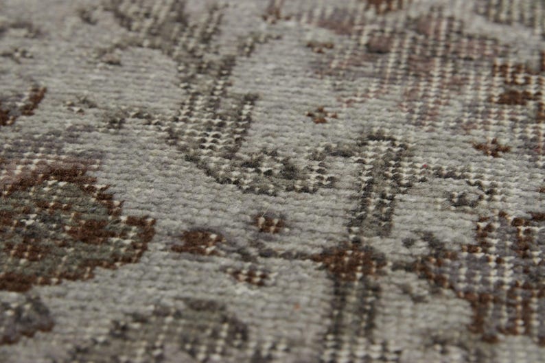 4x7 Vintage Turkish Rug - Dionne | 4x7 Gray Rug | Handwoven Wool Carpet ...