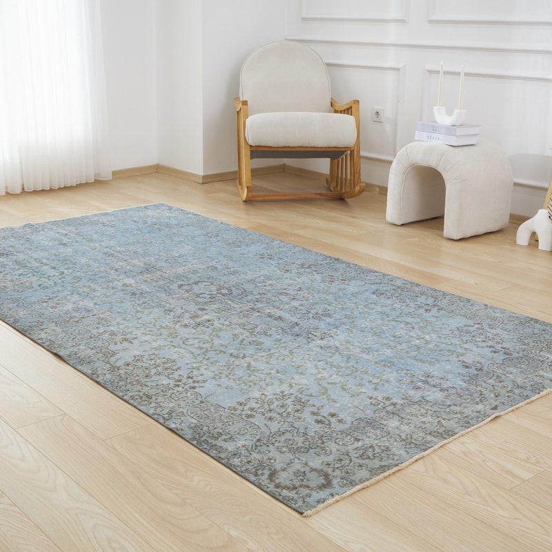 Blue Vintage Rug - Etsy