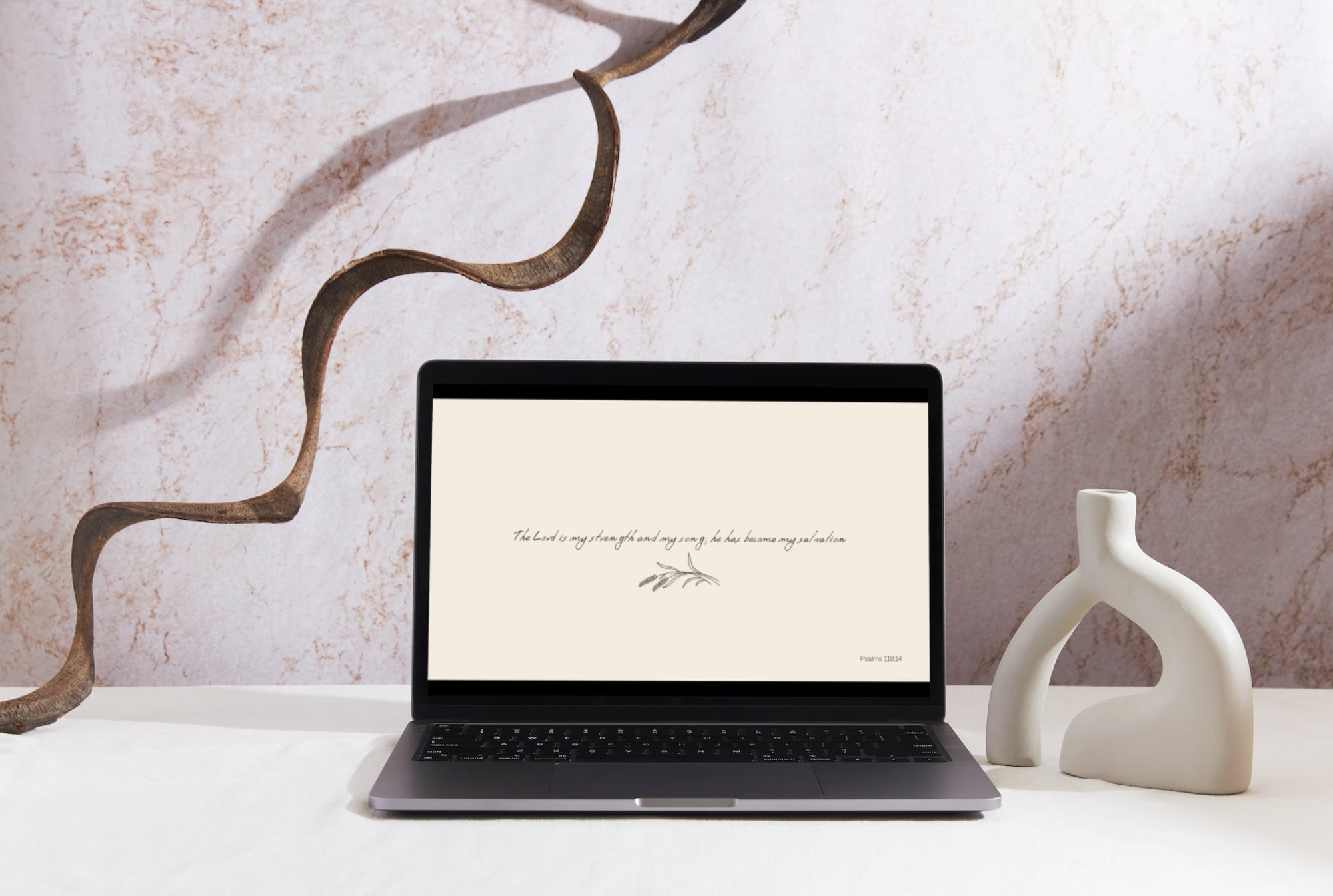 Minimalist Desktop Background | Aesthetic Wallpaper | Bible Verse ...