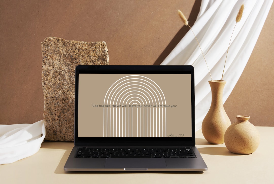 Boho Desktop Background | Bible Verse Desktop Wallpaper | Inspirational ...