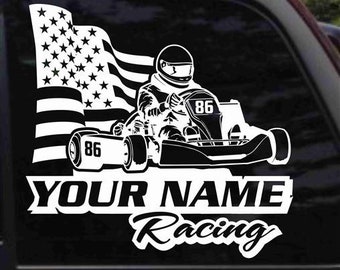 American Flag Rip Motorcycle Dirt Bike Go Kart Race Car Golf - Etsy