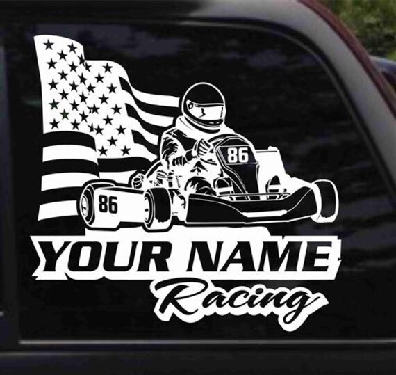 Personalized Shifter Kart Racing Version 11 Decal - Etsy
