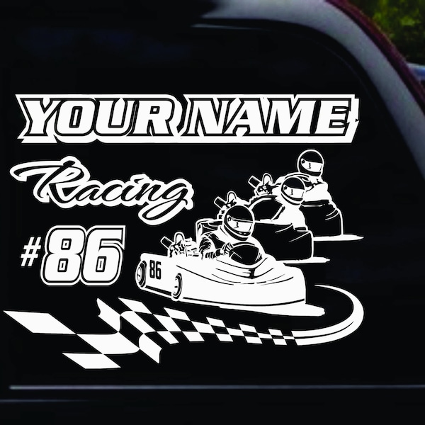 Racing Go Kart Graphics - Etsy