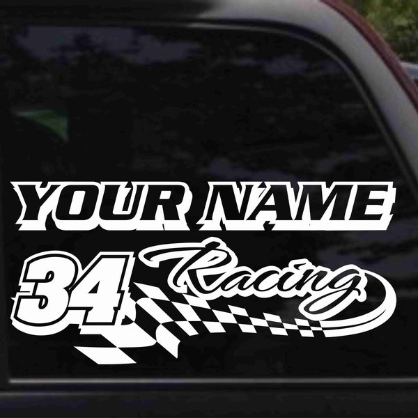 Modified Racing Decal - Etsy