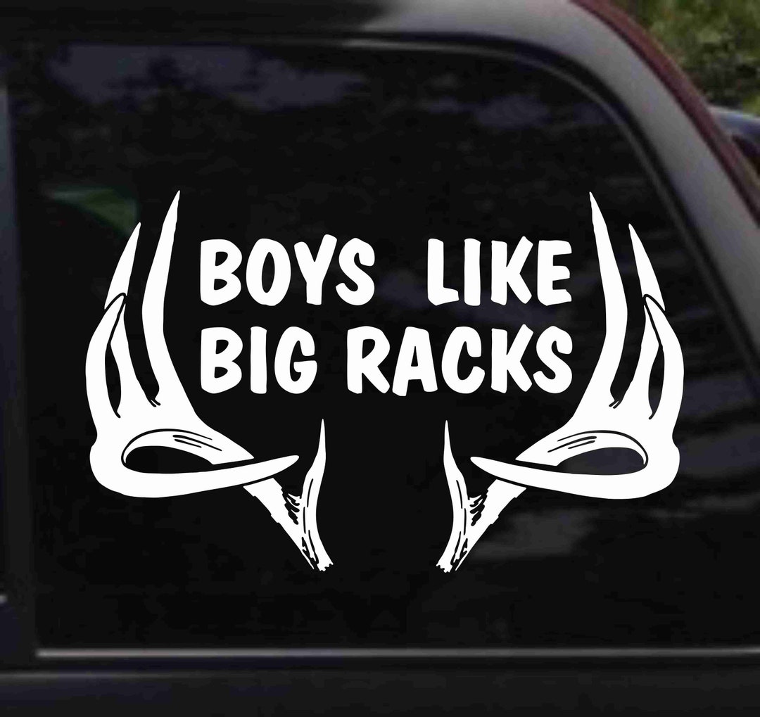 Boys Like Big Racks Decal Sticker - Etsy