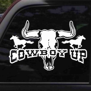 Cowboy up Design Version 6 Decal - Etsy