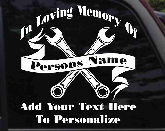 Wrenches/tools/mechanic Vinyl Decal Sticker/vinyl/decal/yeti Decal/car ...