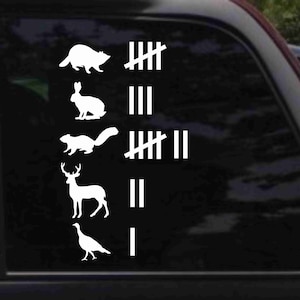 Road Kill Hit Tally V3 Decal Sticker - Etsy