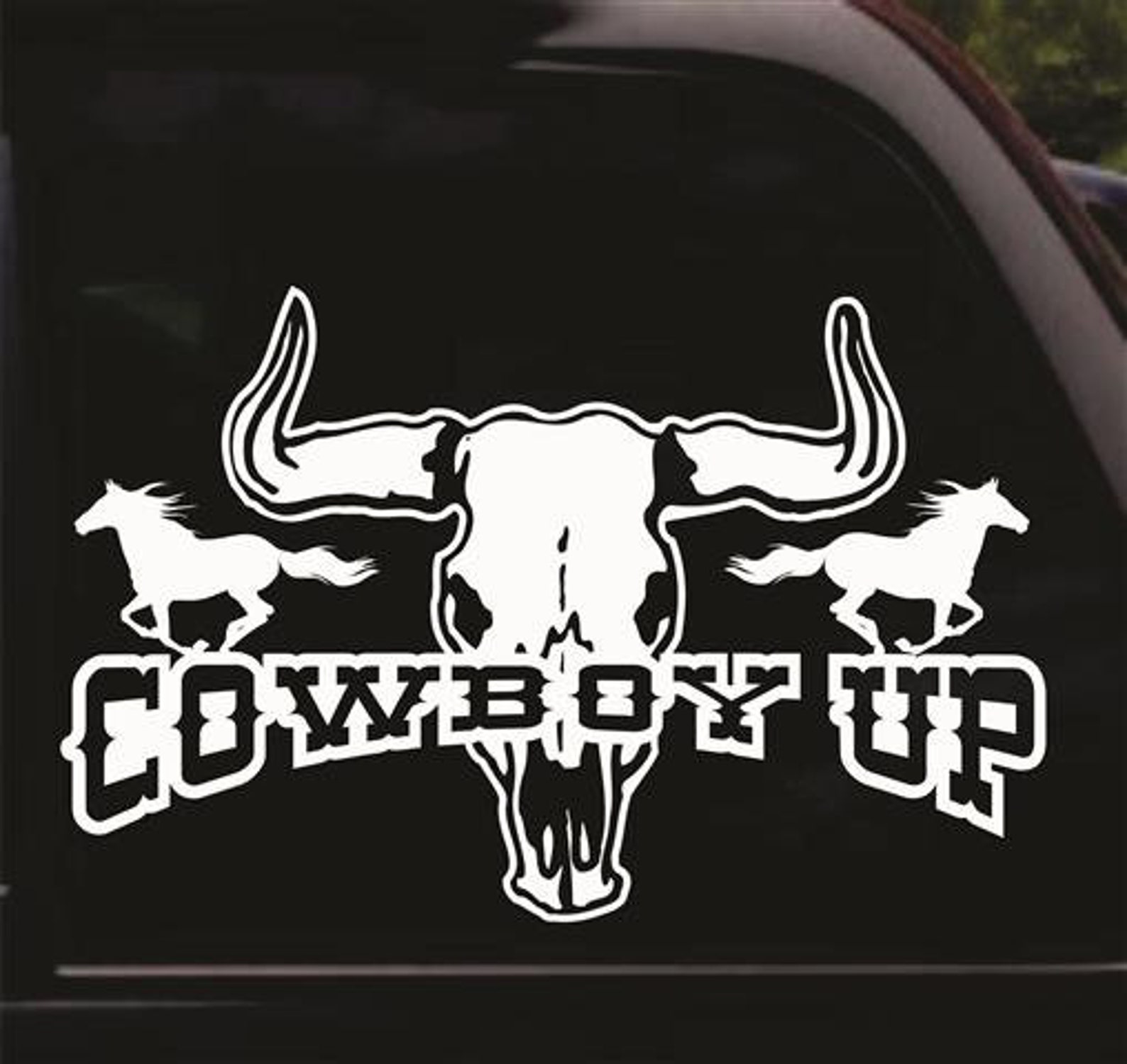 Cowboy up Design Version 6 Decal - Etsy