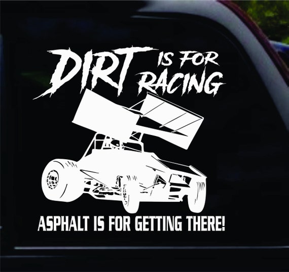 Dirt Track Racing Stickers