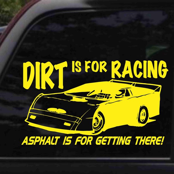 Dirt Racing Decal - Etsy