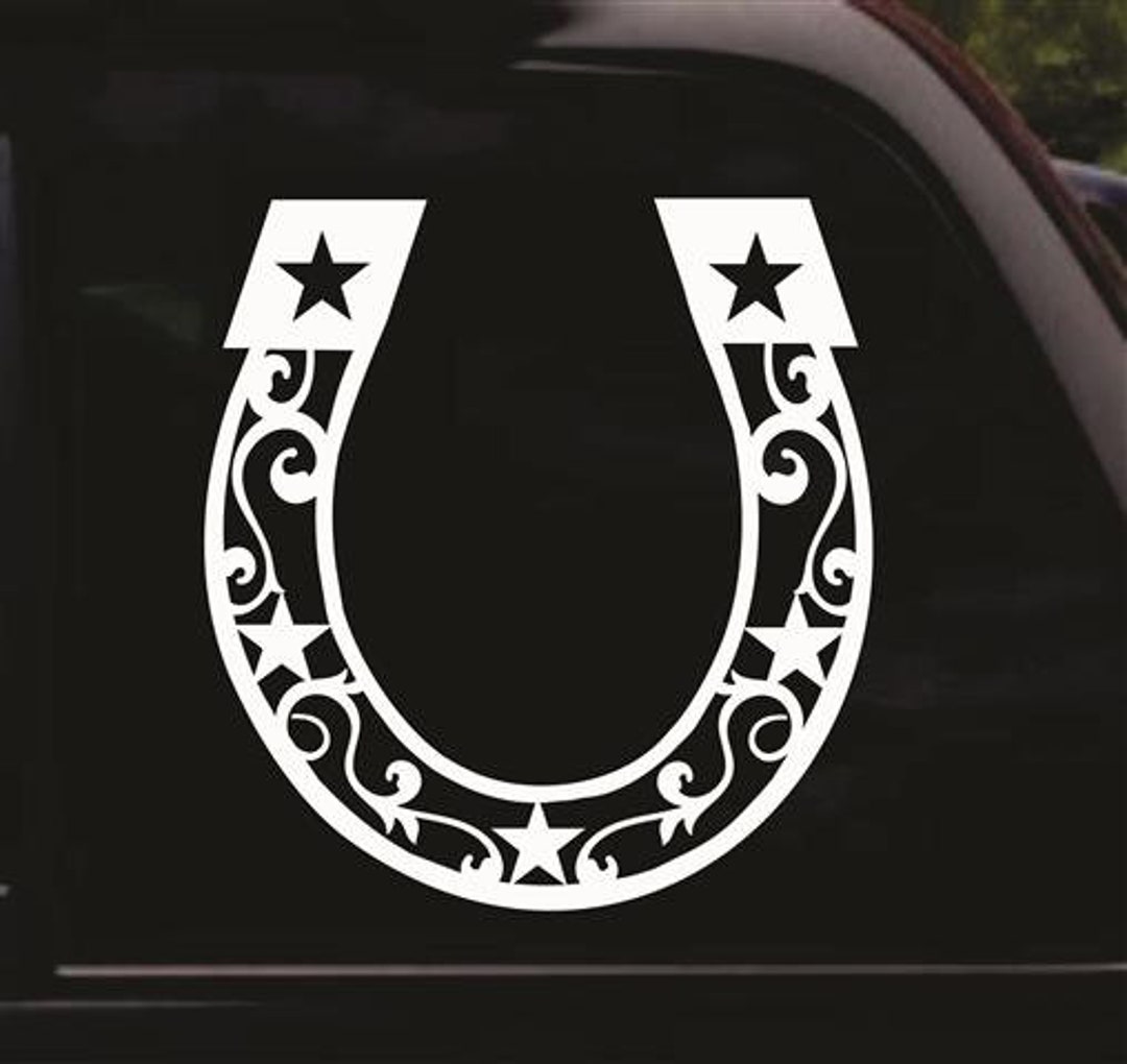 Horseshoe Design Version 4 Decal - Etsy