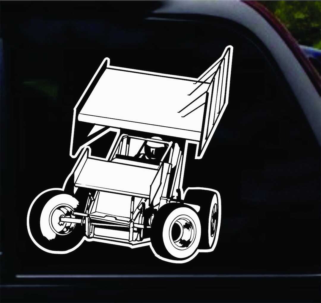 Sprint Car Decal - Etsy