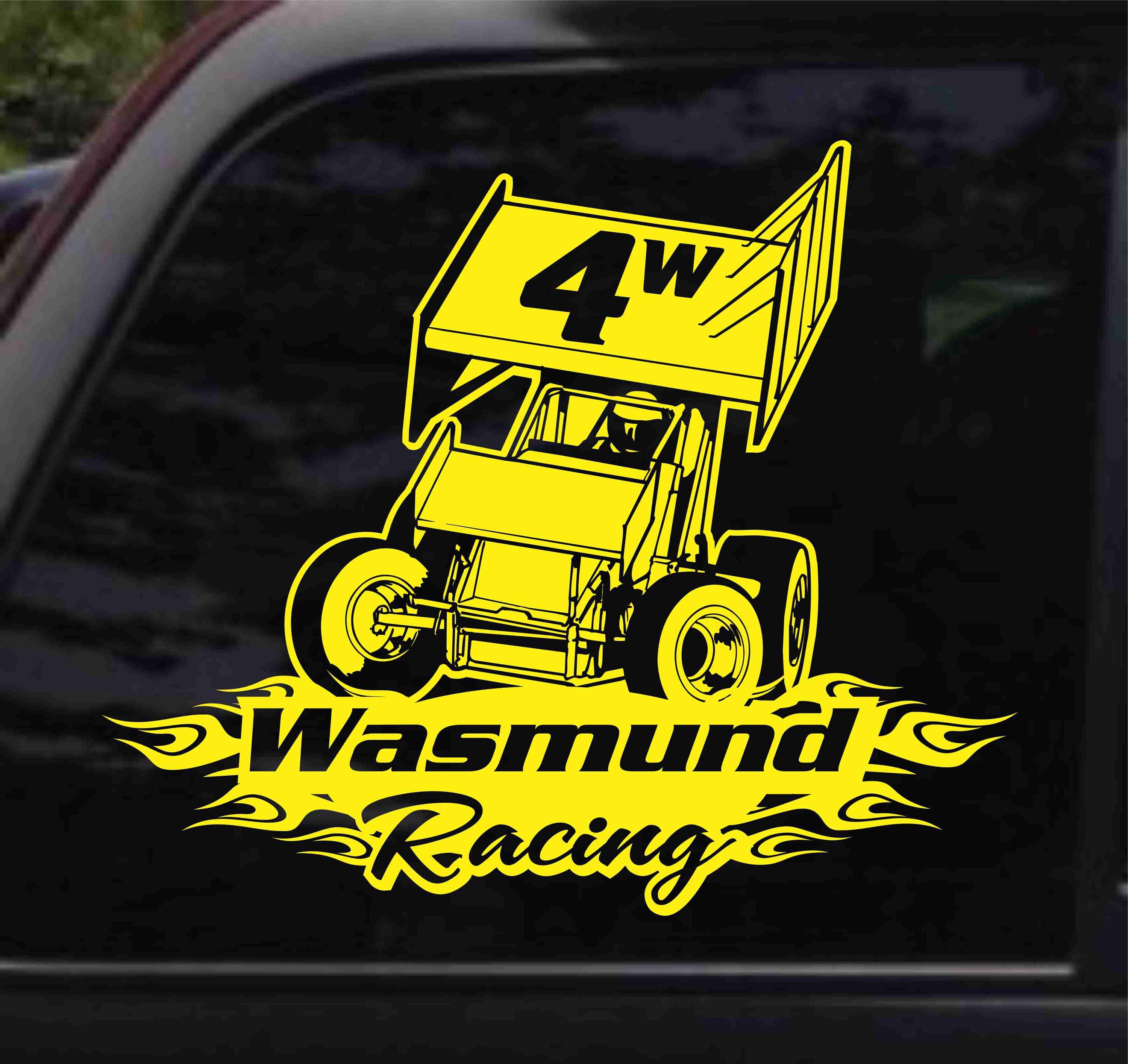 Personalized Sprint Car Racing Version 2 Decal - Etsy