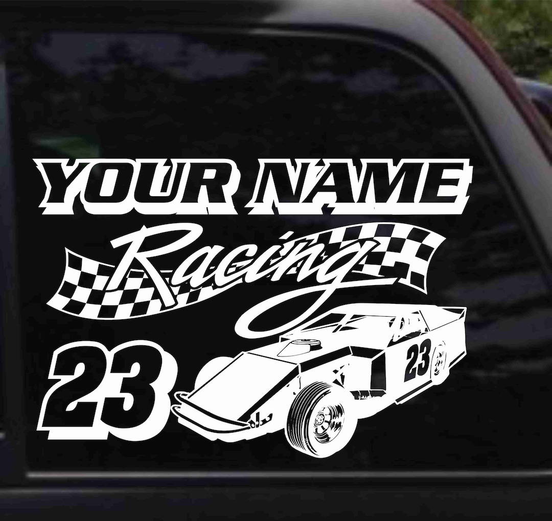 Personalized Modified Racing Version 7 Decal Sticker - Etsy