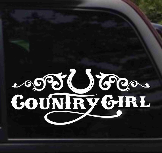 Country Girl Version 4 Decal Sticker Etsy