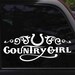Country Girl Version 4 Decal Sticker - Etsy