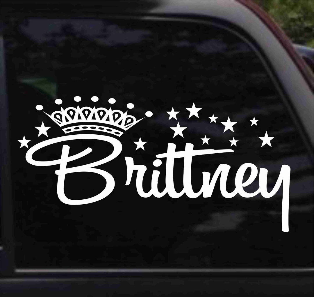 Personalized Princess Name Decal Sticker - Etsy