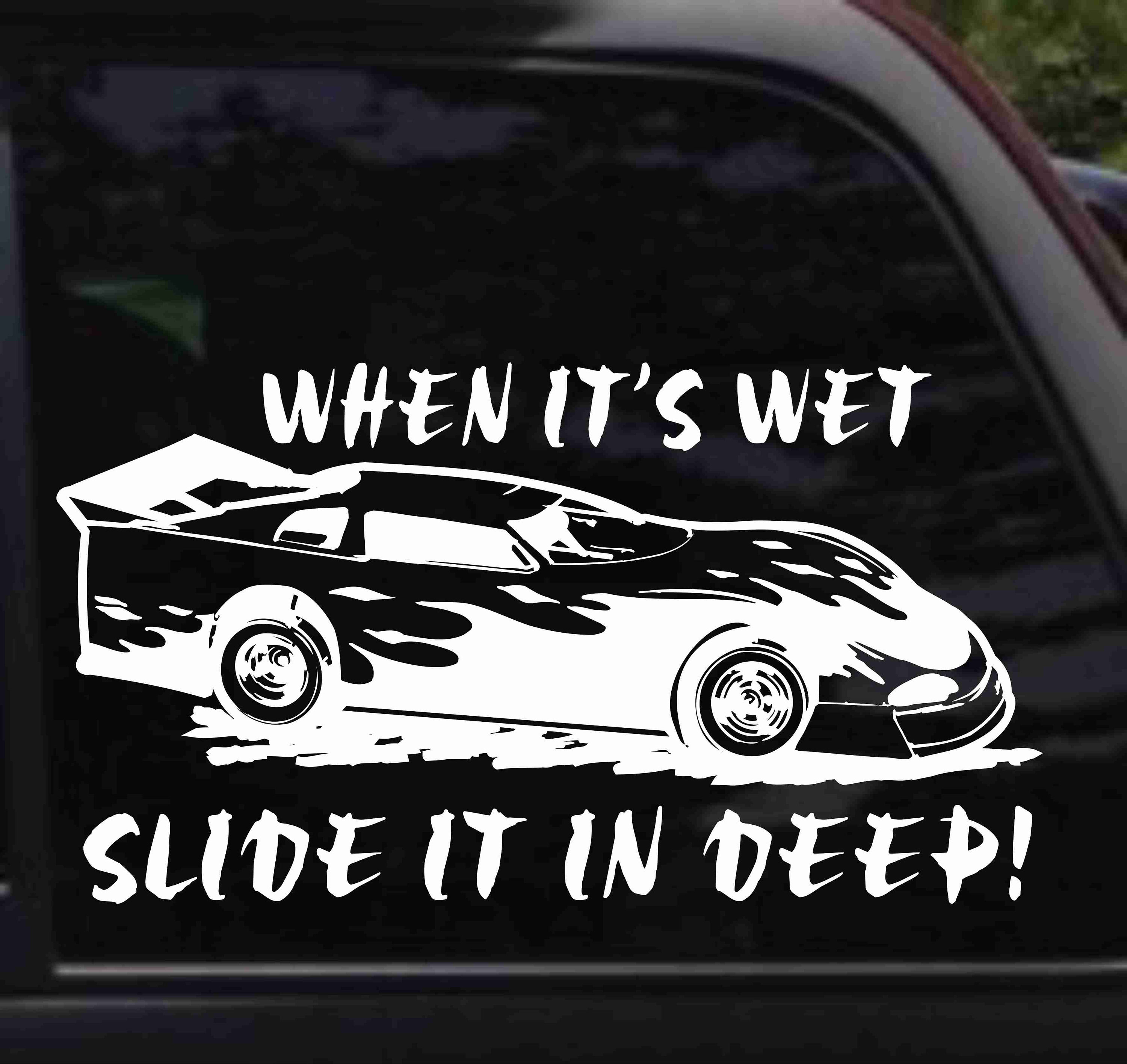 Slide It in Deep Late Model Decal Sticker - Etsy