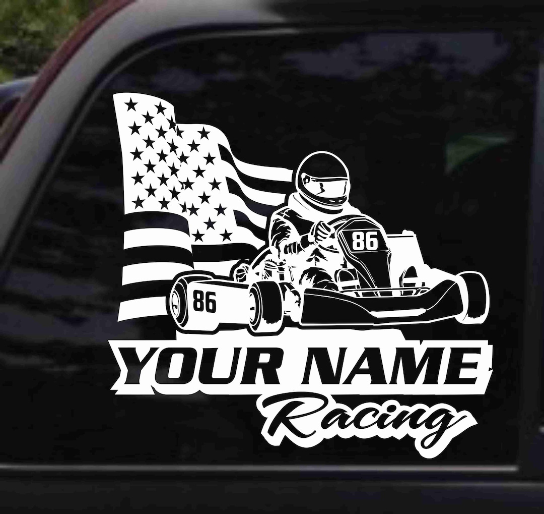 Personalized Shifter Kart Racing Version 11 Decal - Etsy