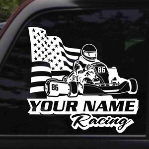 Personalized Shifter Kart Racing Version 11 Decal - Etsy