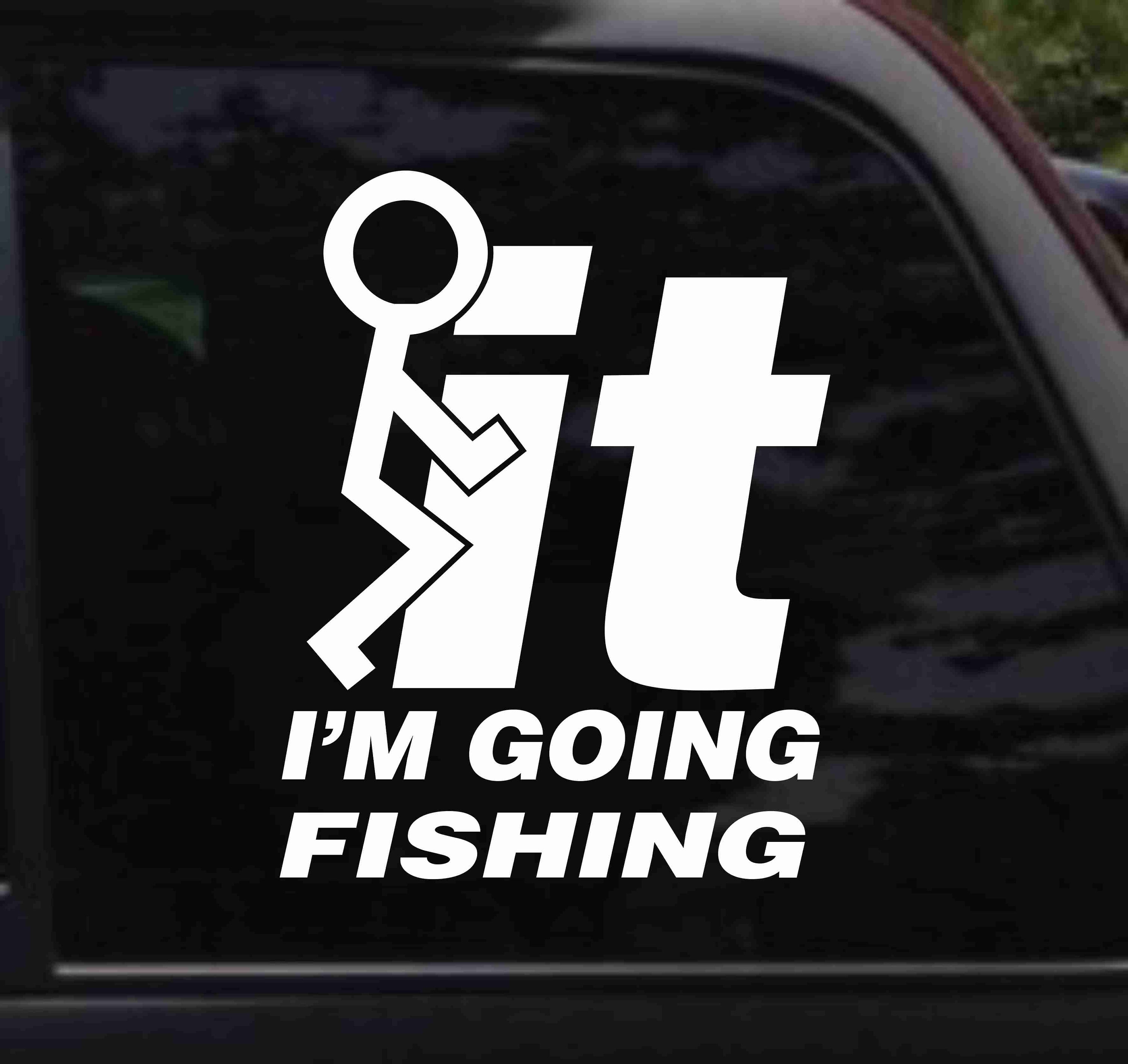 Education is Important But Fishing is Importanter Sarcastic Funny Vinyl ...