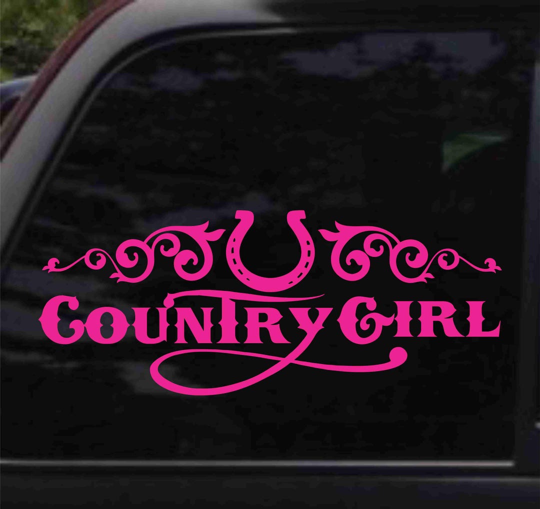 Country Girl Version 4 Decal Sticker - Etsy