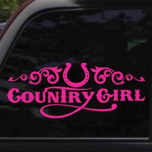 Country Girl Version 4 Decal Sticker - Etsy