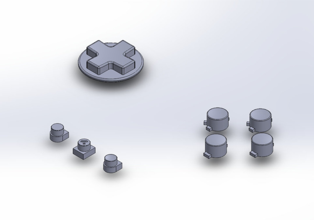 STL Files for Game Controllor Buttons "analogue Pocket" - Etsy