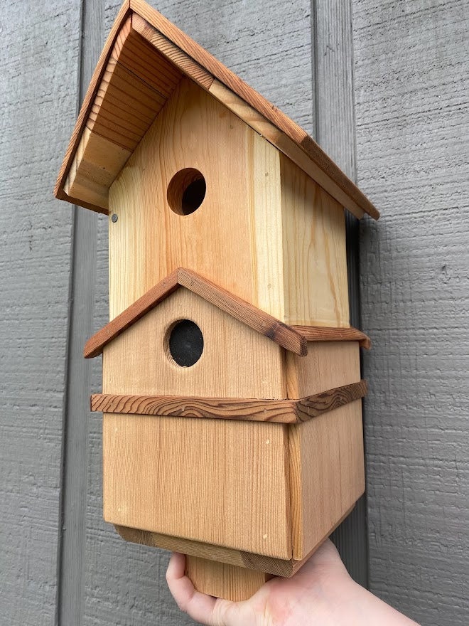 Two Story Birdhouse - Etsy